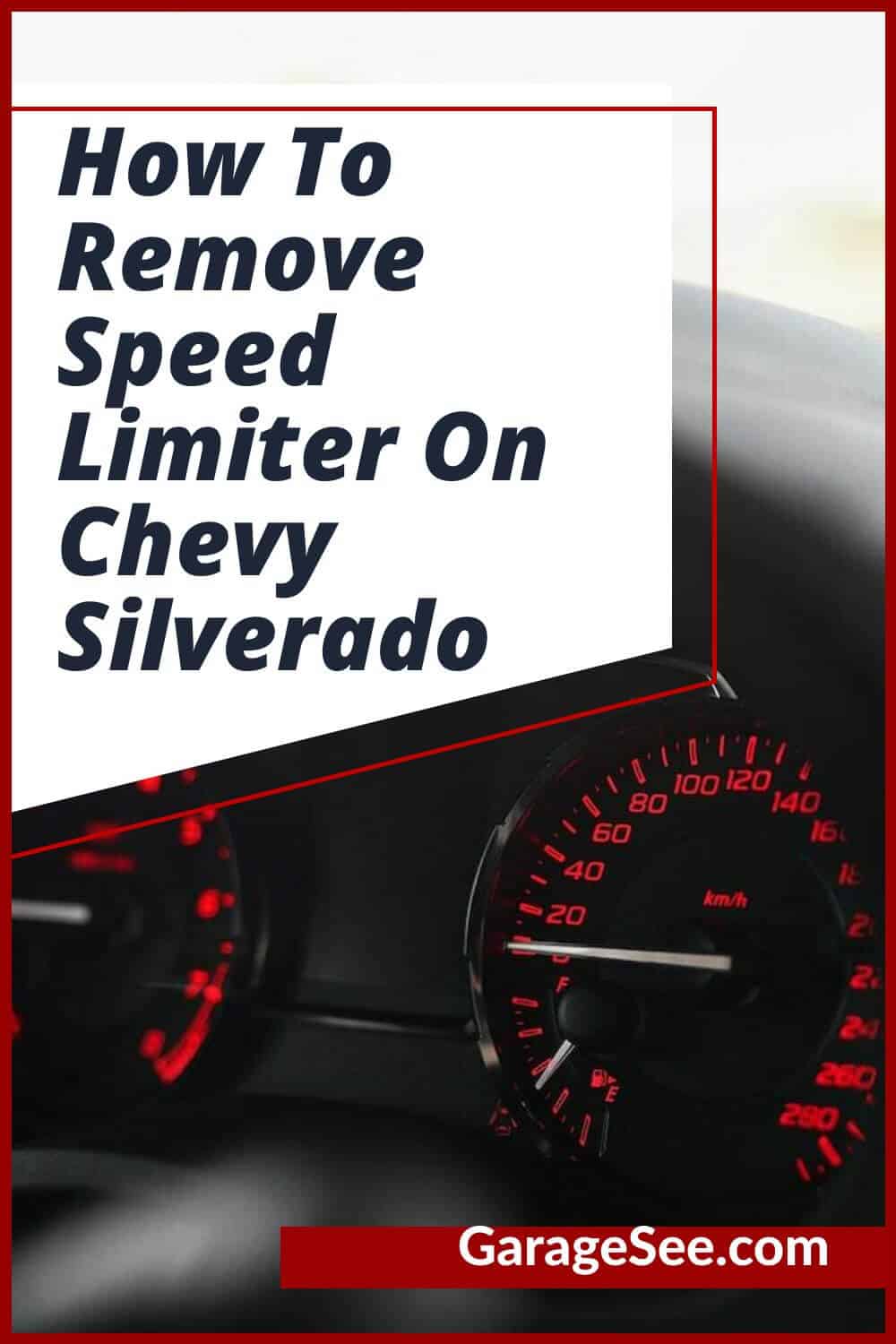 How To Remove Speed Limiter On Chevy Silverado How To Remove Speed Limiter On Chevy Silverado
